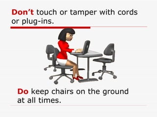 Computer labrules | PPT | Desktops | Computing