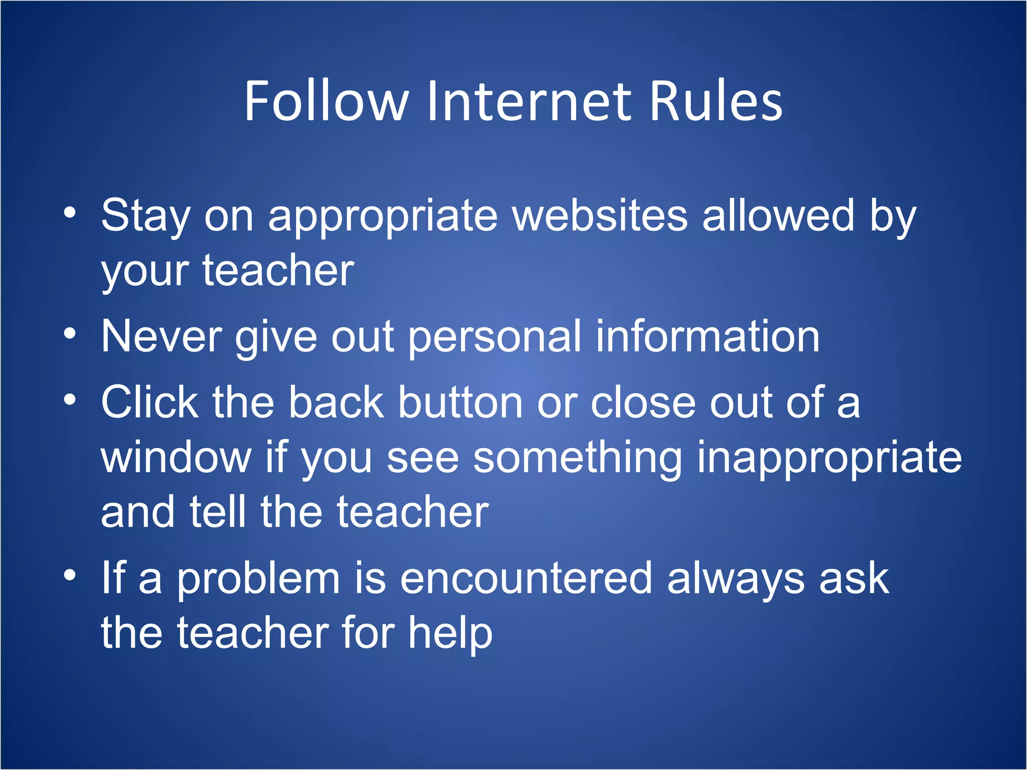 Computer lab rules | PPT