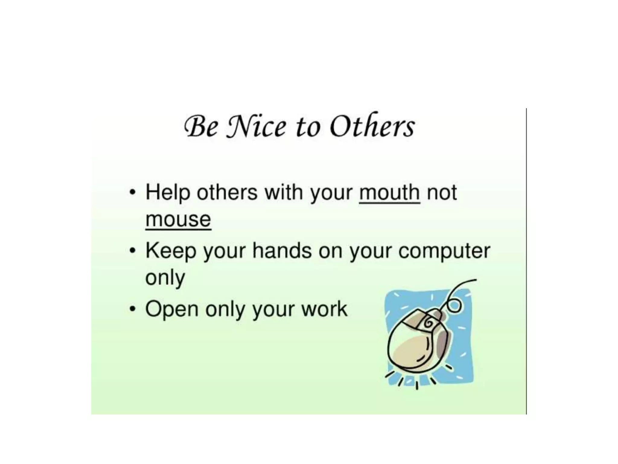 Computer lab rules | PPT