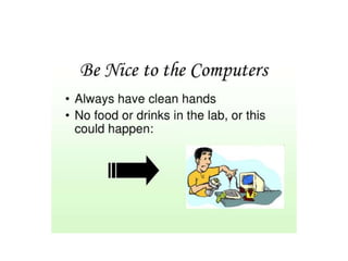 Computer lab rules | PPT