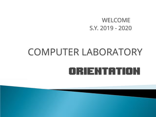 Computer Laboratory Rules and Regulations | PPT