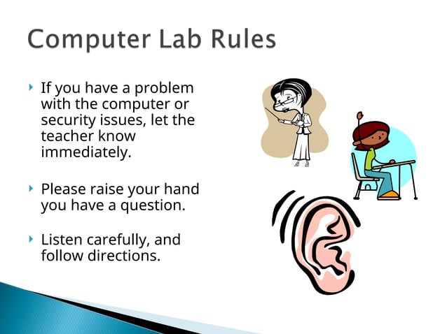 Computer Laboratory Rules and Regulations | PPT