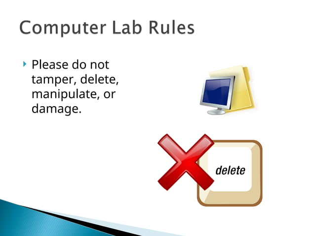 Computer Laboratory Rules and Regulations | PPT