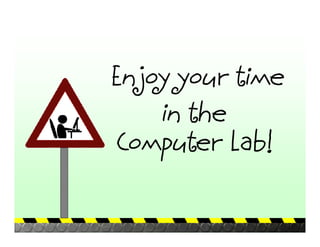 Computer Lab Rules & Procedures | PDF