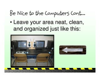 Computer Lab Rules & Procedures | PPT