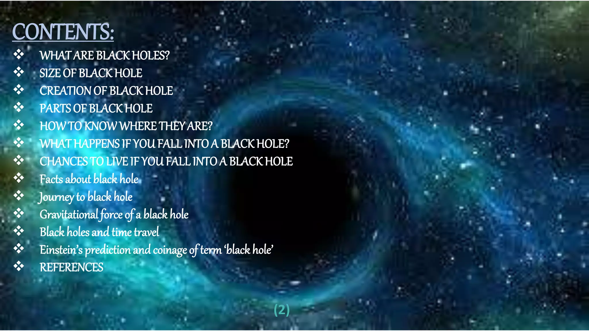 Black Hole | PPTX