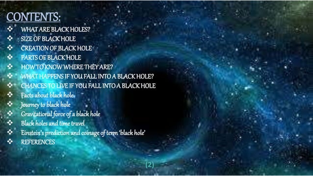 Black Hole | PPT