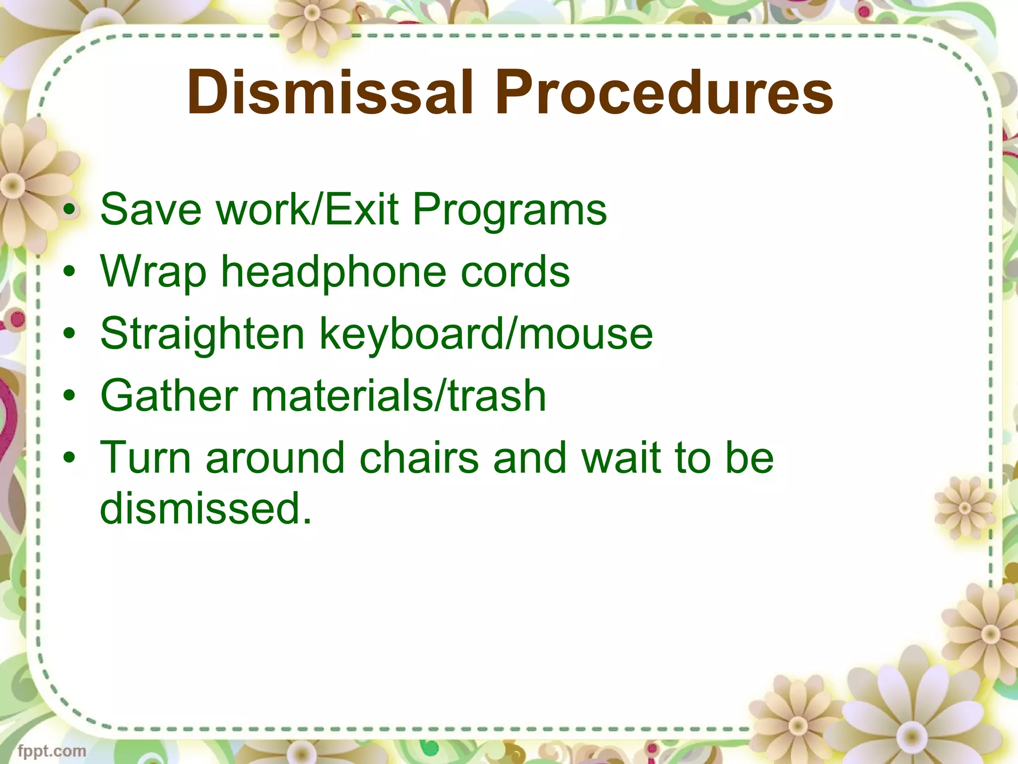 Computer Labs Rules and Procedures | PPT | Technology & Computing