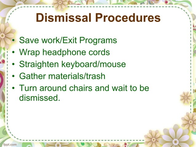 Computer Labs Rules and Procedures | PPT | Technology & Computing