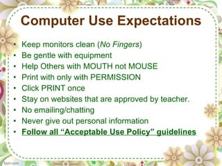 Computer Labs Rules and Procedures | PPT | Technology & Computing