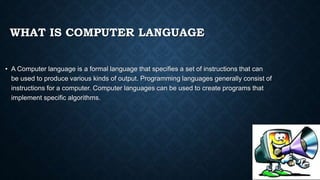 Computer language | PPT