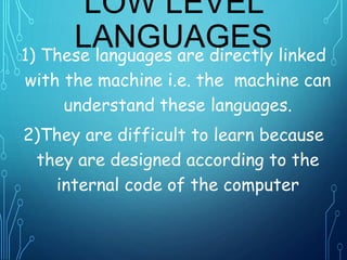 Computer language | PPTX