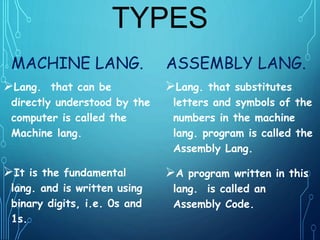 Computer language | PPTX