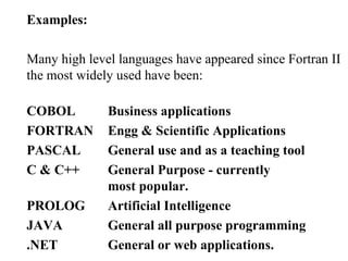 Computer languages 11 | PPT