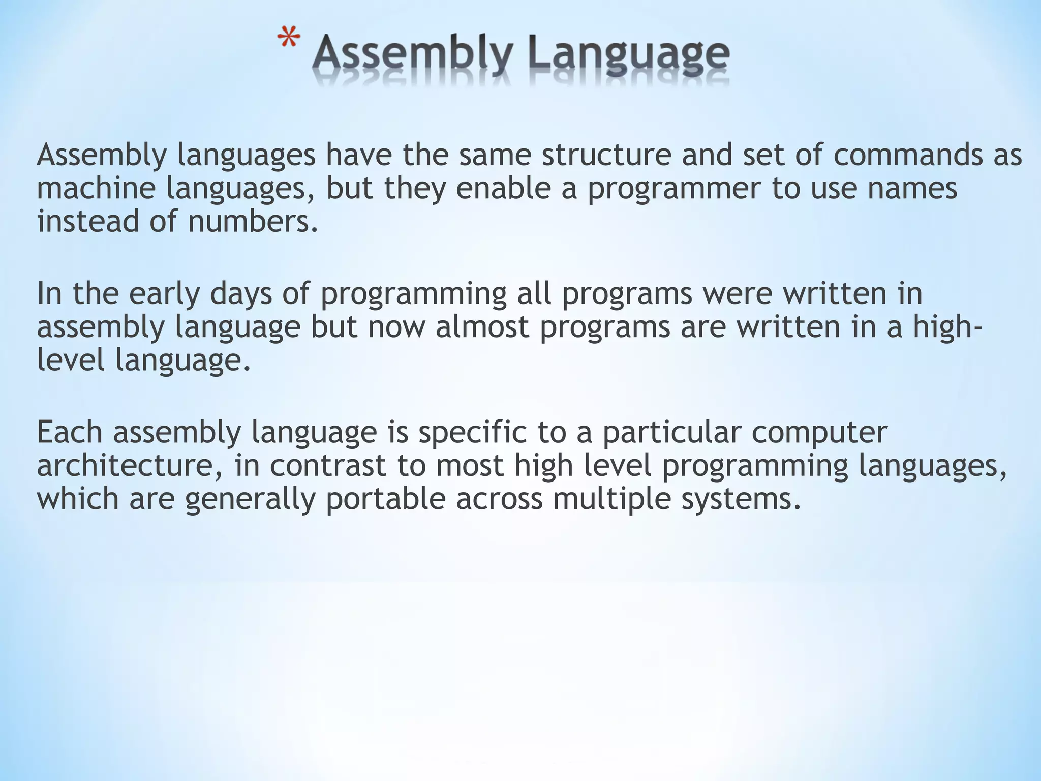 Computer languages | PPT