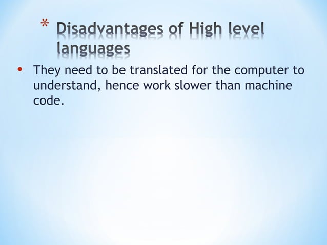 Computer languages | PPT | Programming Languages | Computing