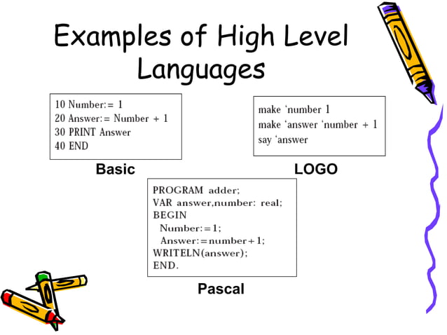 Computer languages | PPT | Programming Languages | Computing