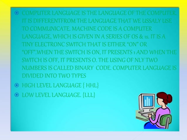 Computer languages | PPTX