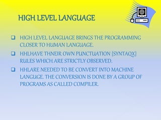 Computer languages | PPTX