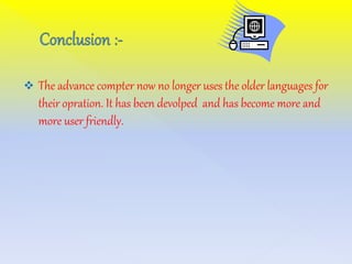 Computer languages | PPTX