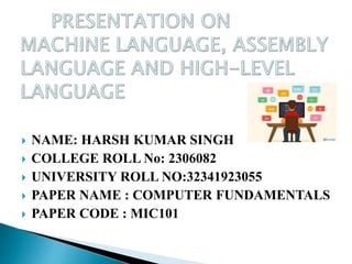 COMPUTER LANGUAGES programming languages.pptx