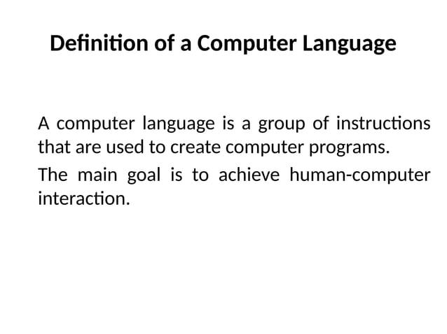 Computer Languages & its genearations.pptx