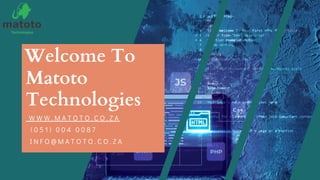 Computer Laptop Repair Gauteng By Matoto Technology | PPT