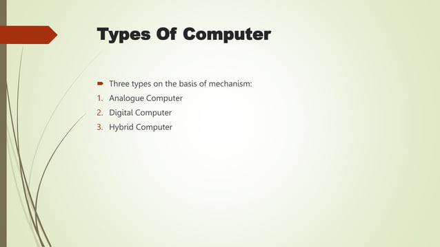Computer Lecture 03.pptx |types of computer | PPT