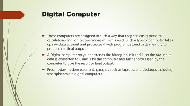 Computer Lecture 03.pptx |types of computer | PPT