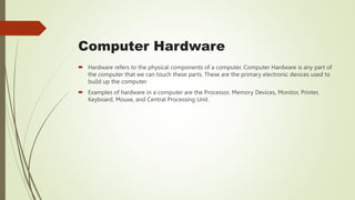 Computer Lecture 03.pptx |types of computer | PPT