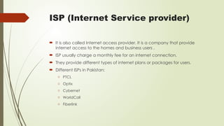Computer Lecture 05.pptx The internet is a network of computers linking ...