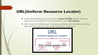 Computer Lecture 05.pptx The internet is a network of computers linking ...