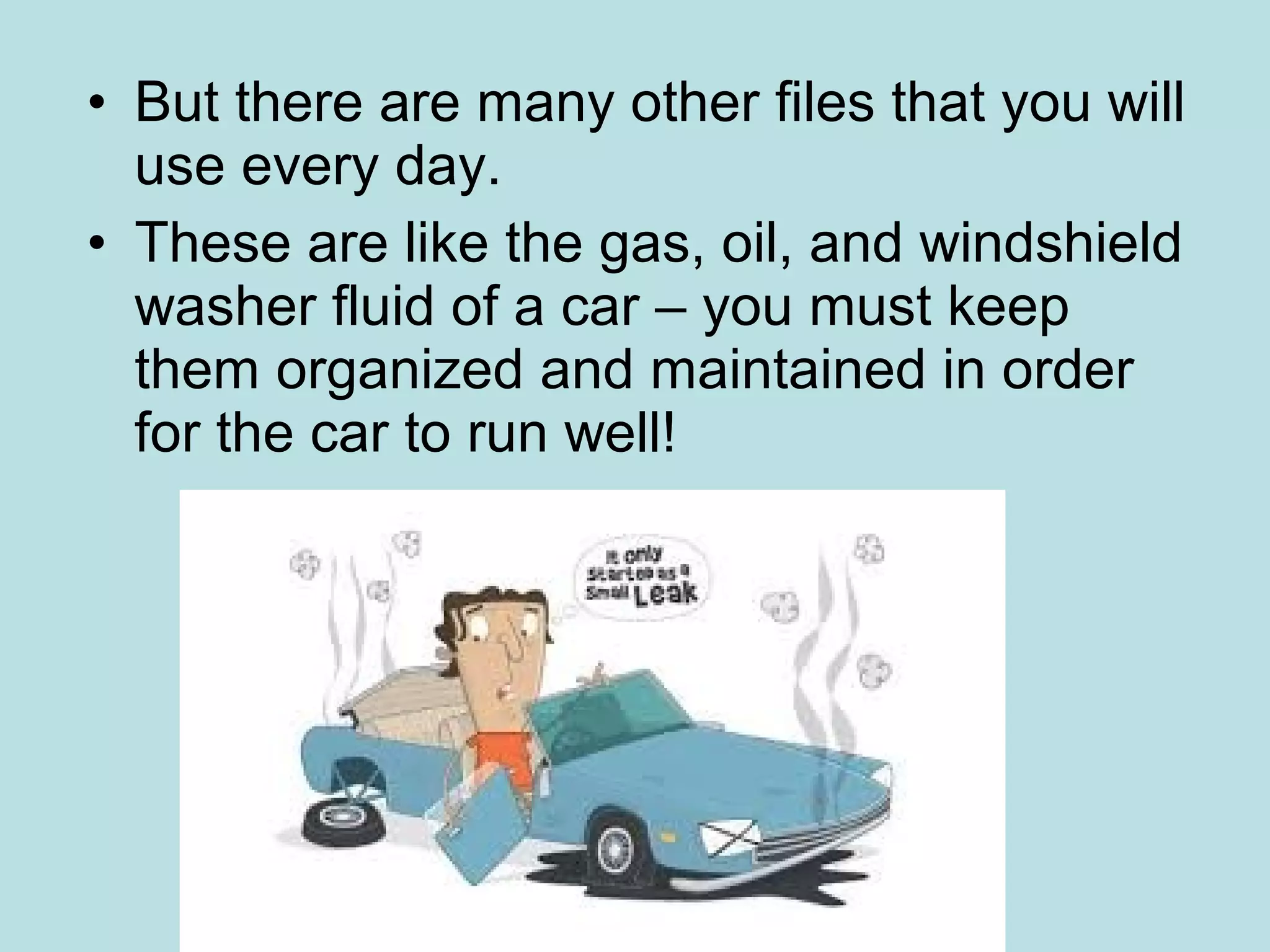 File & Folders @ UVM | PPT