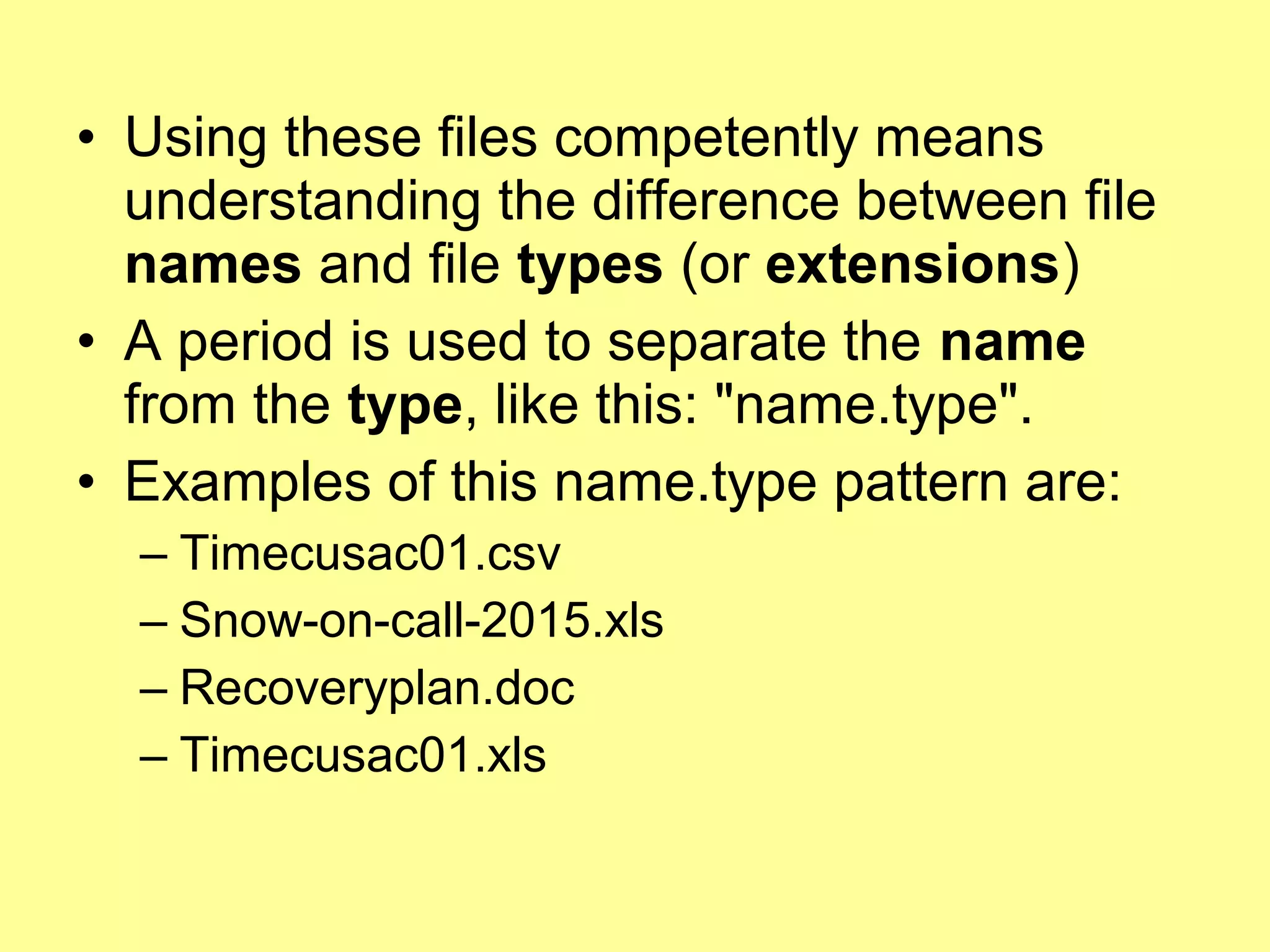 File & Folders @ UVM | PPT
