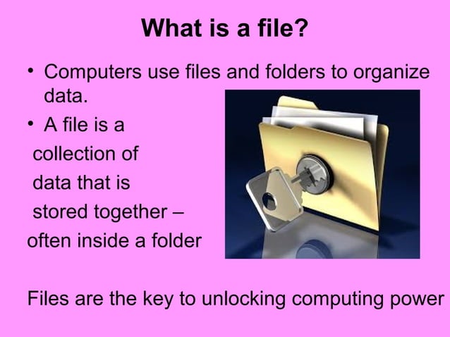 File & Folders @ UVM | PPT