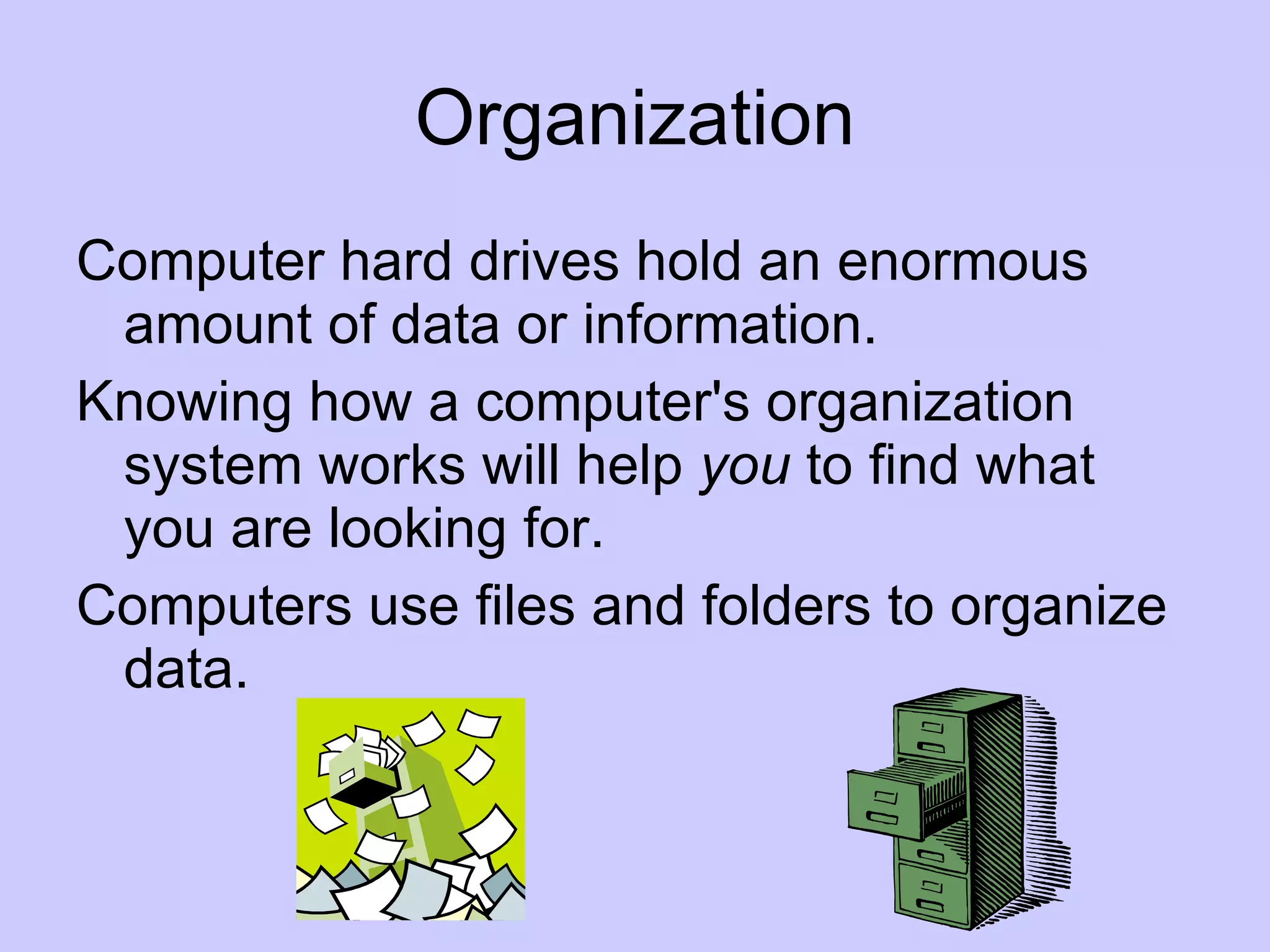 Computer lesson 7 files & folders | PPT