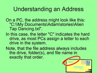 Computer lesson 7 files & folders | PPT