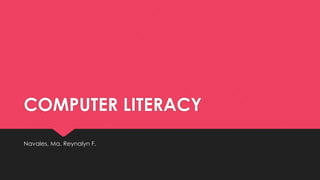 Computer literacy | PPTX | Internet for Beginners | Internet