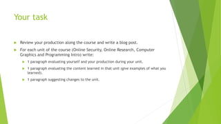 Computer literacy final assignment | PPTX