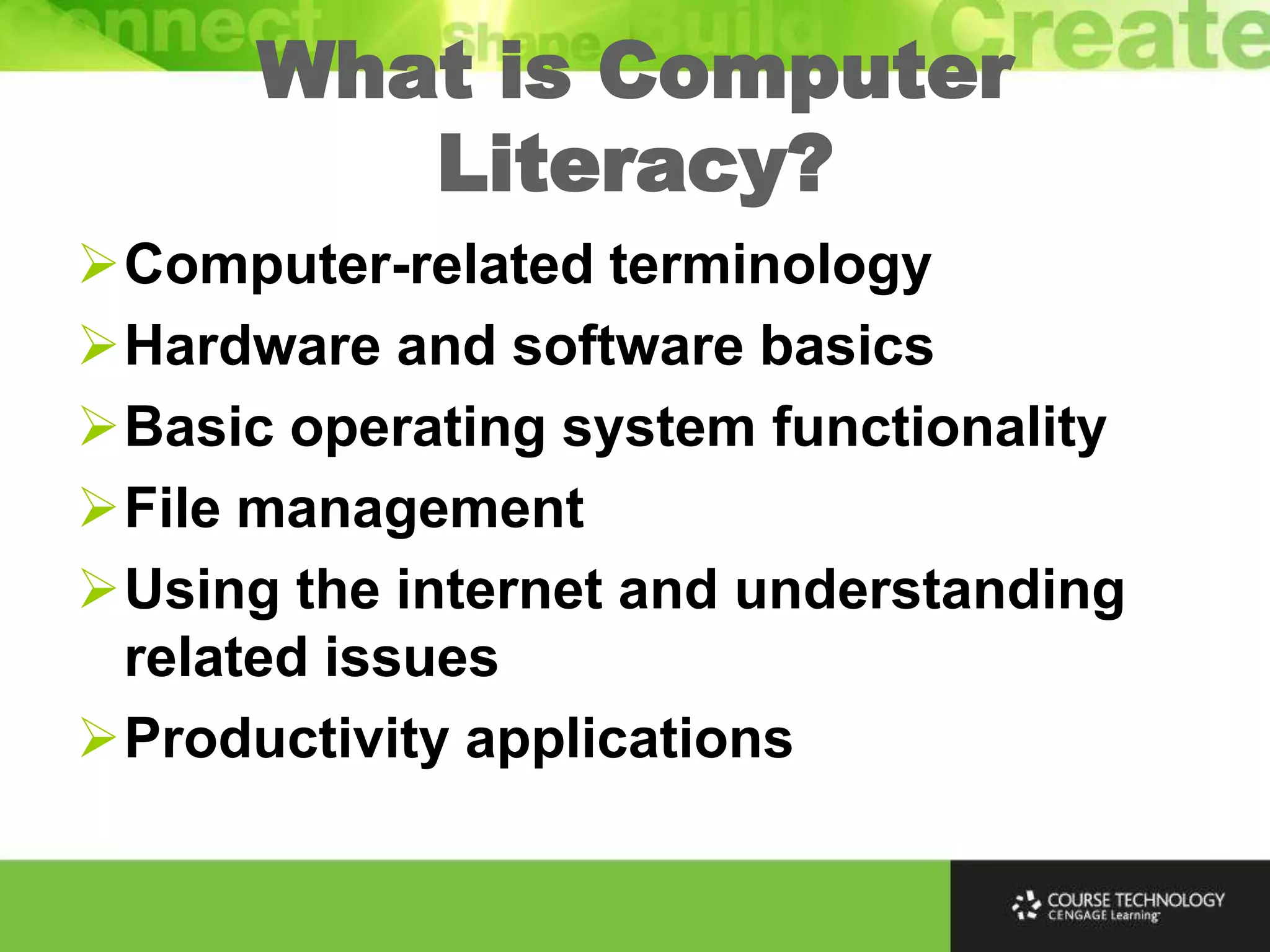 Computer Literacy Placement Exam Design And Assessment | PPTX