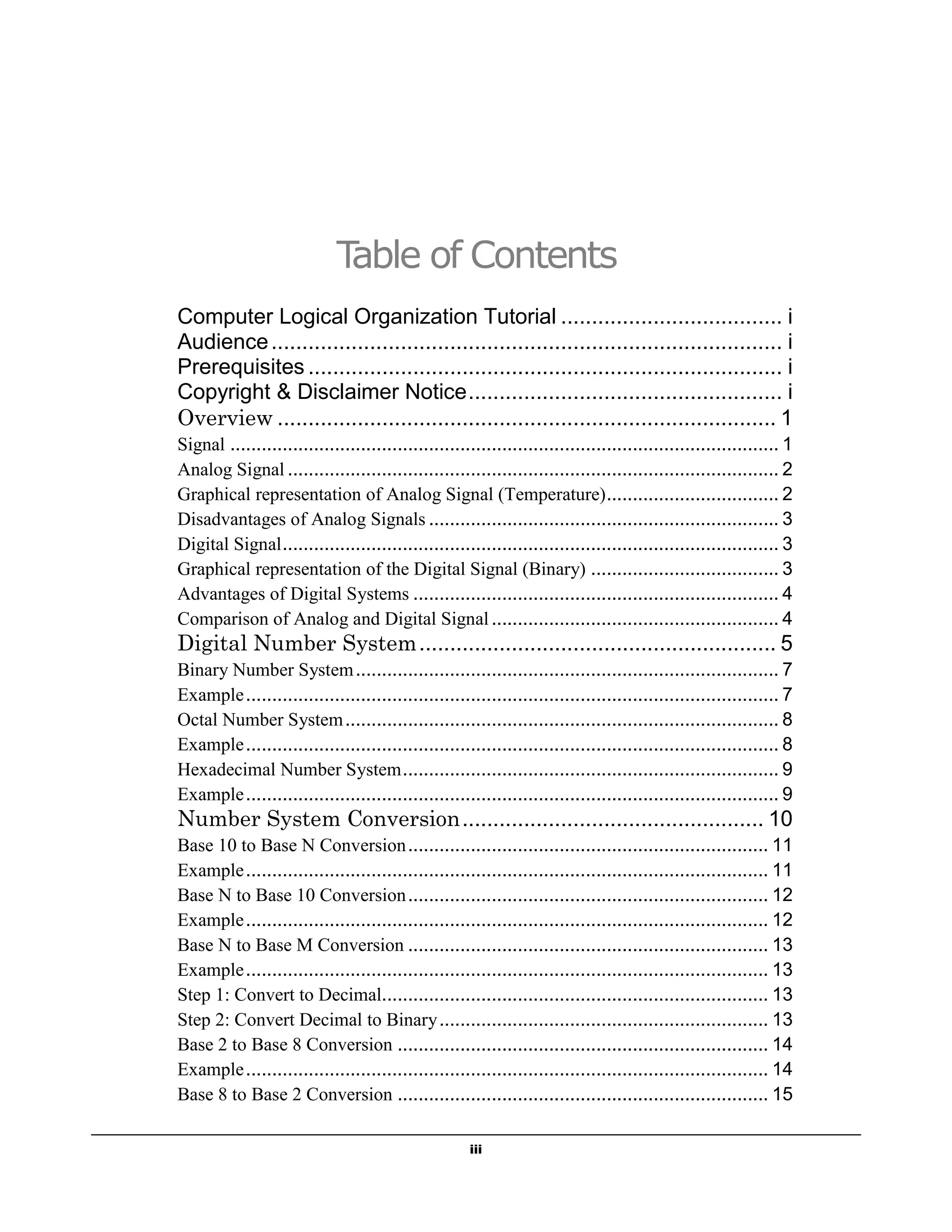 Computer Logical Organizationtutorial Pdf