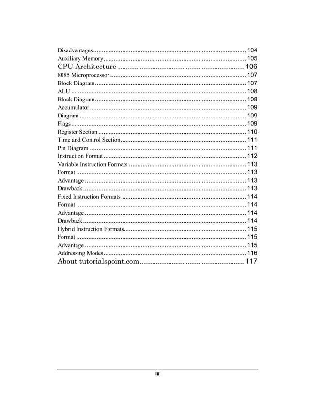 Computer logical organization_tutorial | PDF
