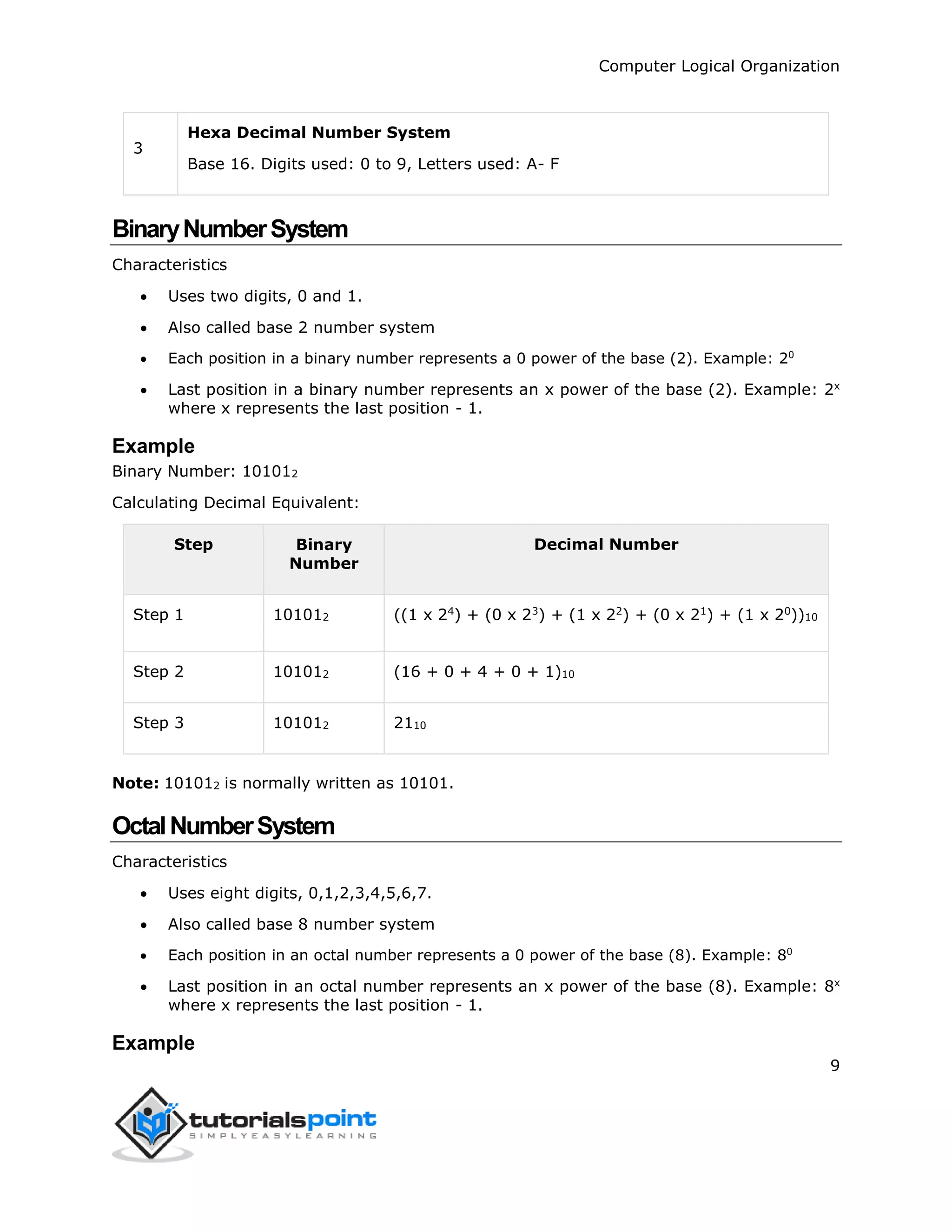 Computer logical organization_tutorial | PDF