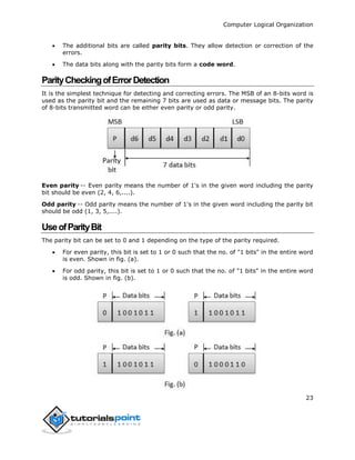 Computer logical organization_tutorial | PDF