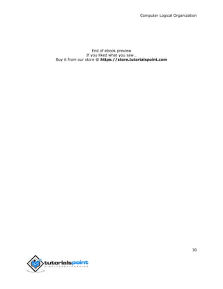 Computer logical organization_tutorial | PDF