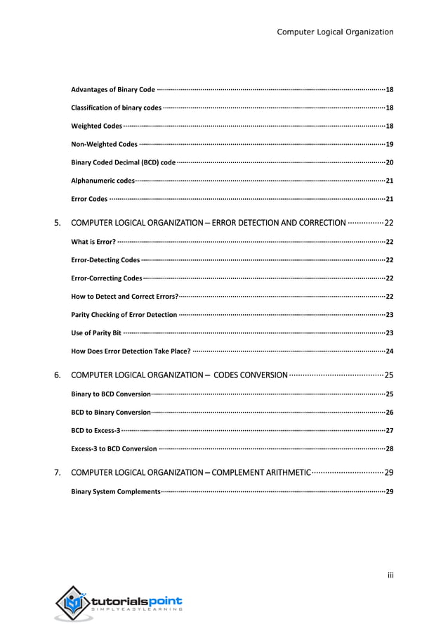 Computer logical organization_tutorial | PDF