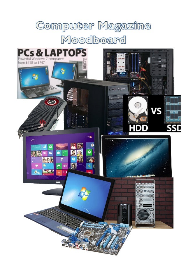 Computer mag moodboard