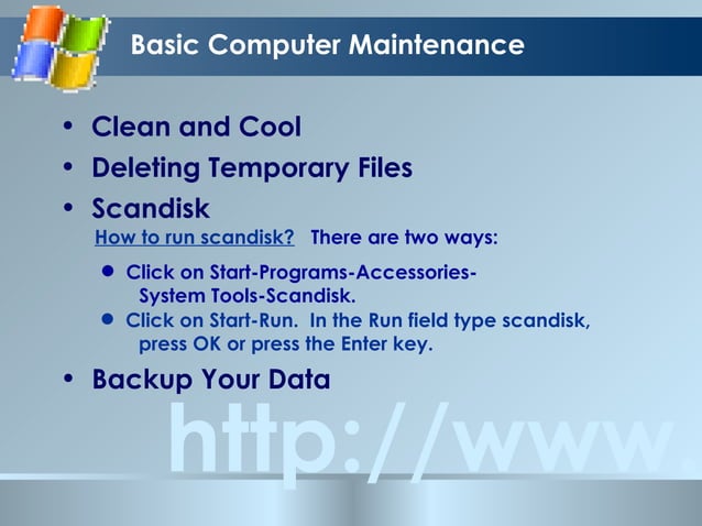 Computer maintenance | PPT