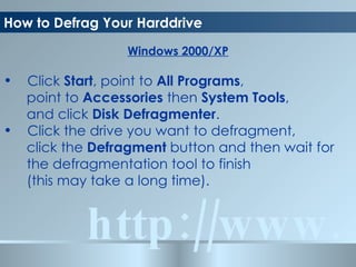 Computer maintenance | PPT