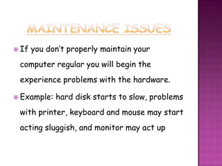 Computer maintenance | PPT